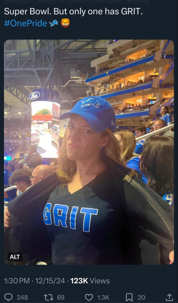 Jocelyn Benson Isn't Even a Lions Fan - Michigan Enjoyer