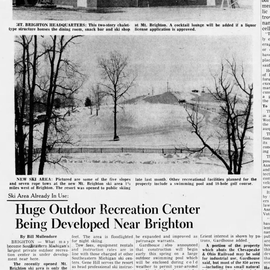 Is Mt. Brighton Built on a Massive Trash Heap? - Michigan Enjoyer